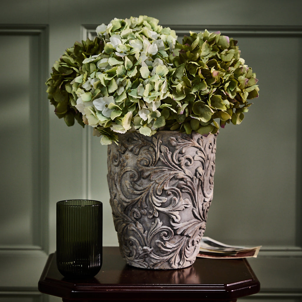 Inzola Rustic Botanical Planters | Dibor Plant Pots | Evergreen Home ...