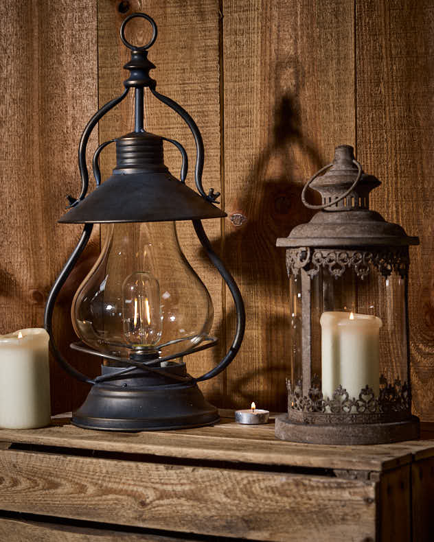 Treeton LED Miners Lantern | Evergreen Home Interiors